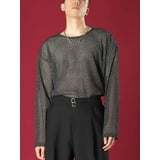 INCERUN Men's Sheer Mesh Long Sleeve Hollow Out Loose Tops Pullover ...