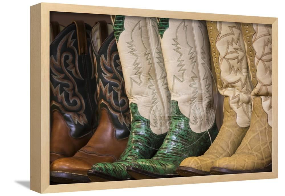 Cowboy Boots II, World Culture Framed Art Print Wall Art by Kathy Mahan ...