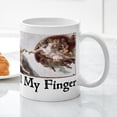 CafePress - Pull My Finger Mug - 11 oz Ceramic Mug - Novelty Coffee Tea ...