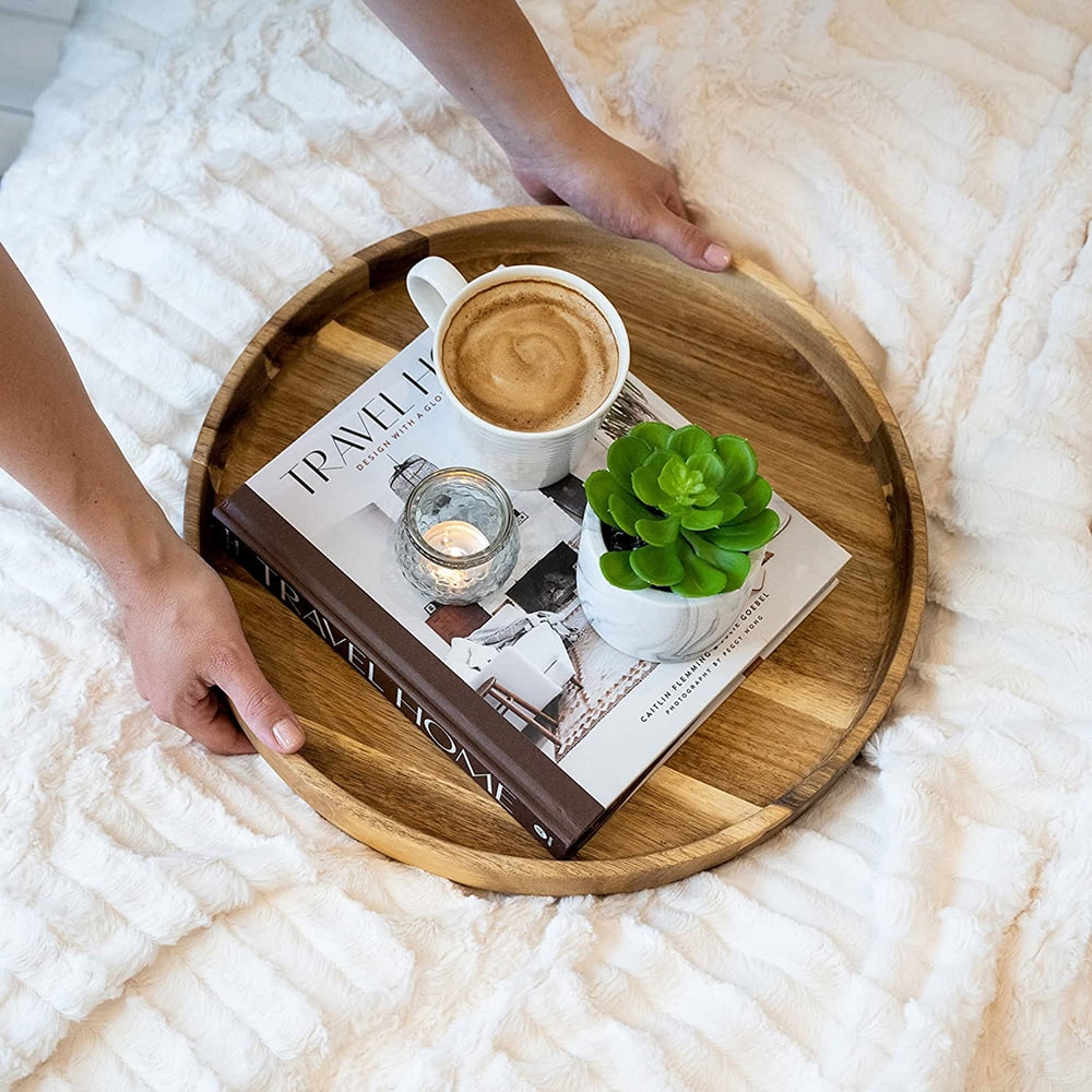 Large Round Serving Tray