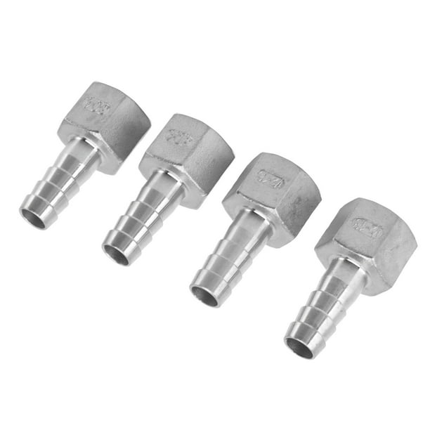 Coupler Adapter,4pcs 13mm 1/2in Hose Stainless Steel Pipe Fitting Hose ...