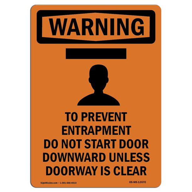 SignMission OS-WS-P-710-V-13570 OSHA Warning Sign - To Prevent ...
