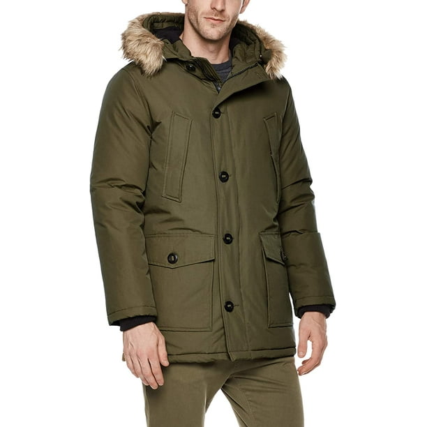 Royal Matrix Men's Hooded Down Parka Jacket Warm Winter Coat Water ...