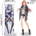 HTAIGUO Pillowcase Keqing Body Pillow Case Cover Dakimakura 59"x20 ...