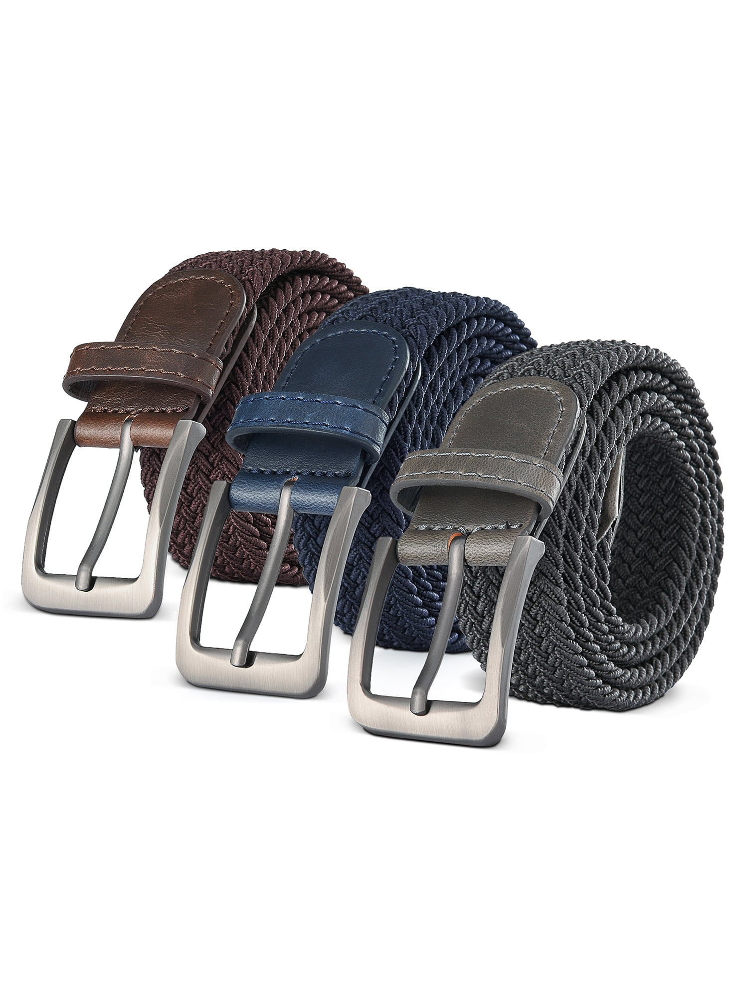 Men's Elastic Braided Stretch Belt - Walmart.com