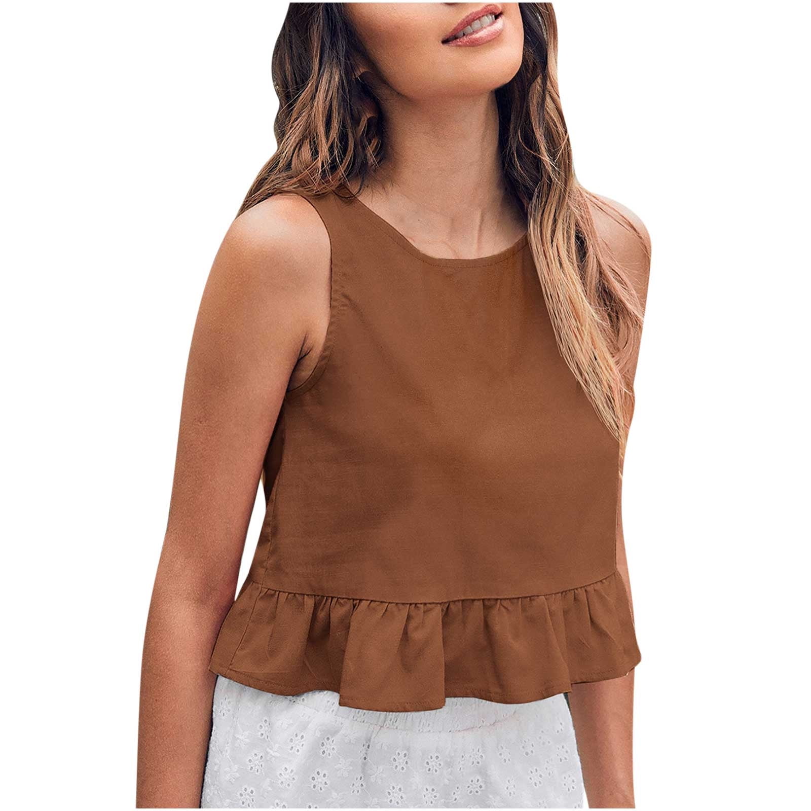 Click here for Yuyuzo Women s Crop Tank Tops Sleeveless Shirts Cr... prices