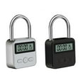 Electronic Timer Padlock Metal Body Time Lock Security Device For Home ...