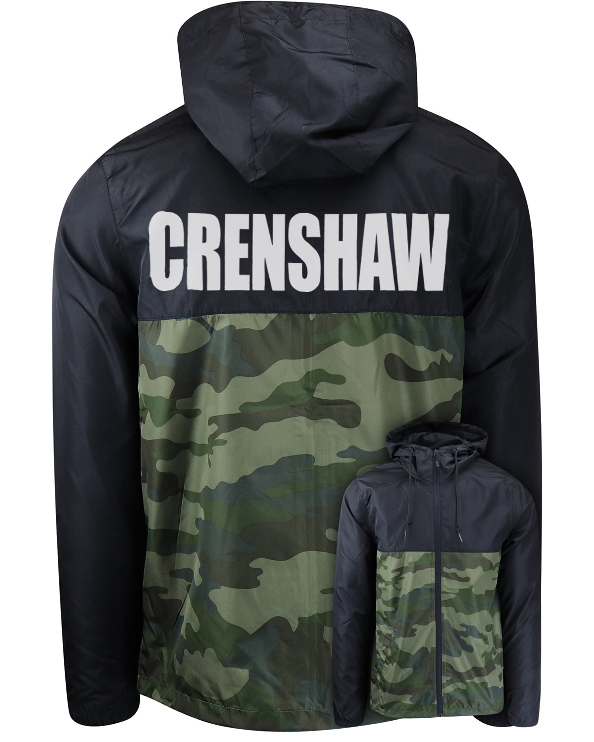 ShirtBANC Crenshaw Windbreaker Los Angeles California Inspired Jacket ...