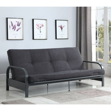 Coaster Company Futon Frame, Dark Grey - Walmart.com - Walmart.com