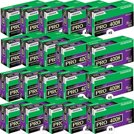 20x FUJIFILM Fujicolor PRO 400H Professional Color Negative Film (120 ...