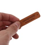 Handmade Leather Tags Crochet for Items 100 Pcs Label Handcraft Labels ...