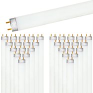 Luxrite F54T5/841/HO 54W 46 Inch T5 Fluorescent Tube Light Bulb, 4100K ...