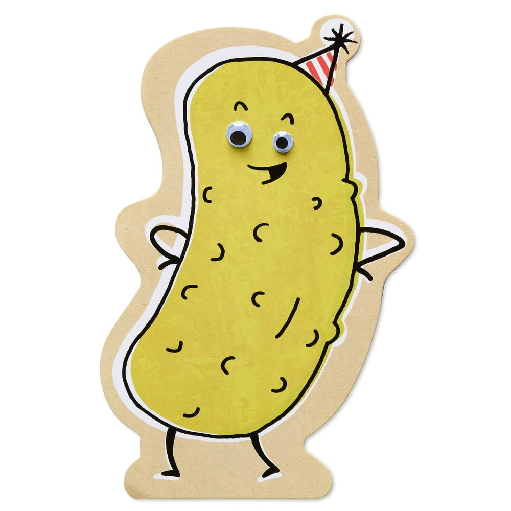 American Greetings Funny Pickle Birthday Card with Googly Eyes ...