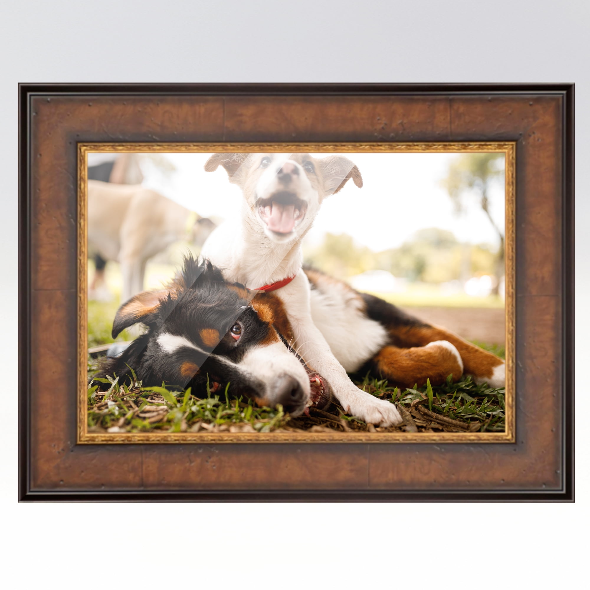 7x9-royal-brown-and-gold-real-wood-picture-frame-width-3-inches