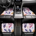 Car Floor Mats Set of 4Pcs, Unique Pattern Non Slip Front Rear Vehicle ...