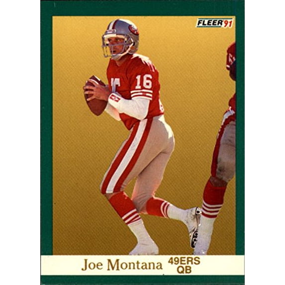 1991 Fleer #360 Joe Montana NFL Football Trading Card - Walmart.com