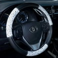 Peanuts Snoopy Expression Design Steering Wheel Cover, Black and White ...