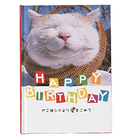 Gakken Staifle Birthday Card Message Book Basket Cat B10018 | Walmart ...