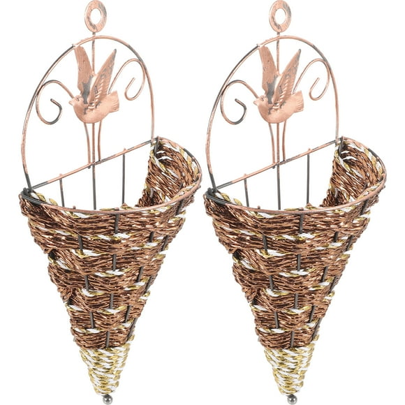 Cone Shaped Hanging Baskets