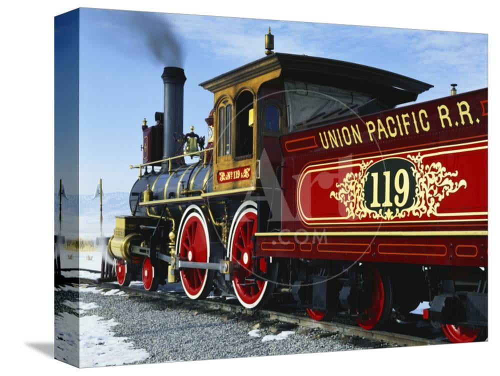 Old Fashioned Steam Train at Golden Spike National Historic Site, Great ...