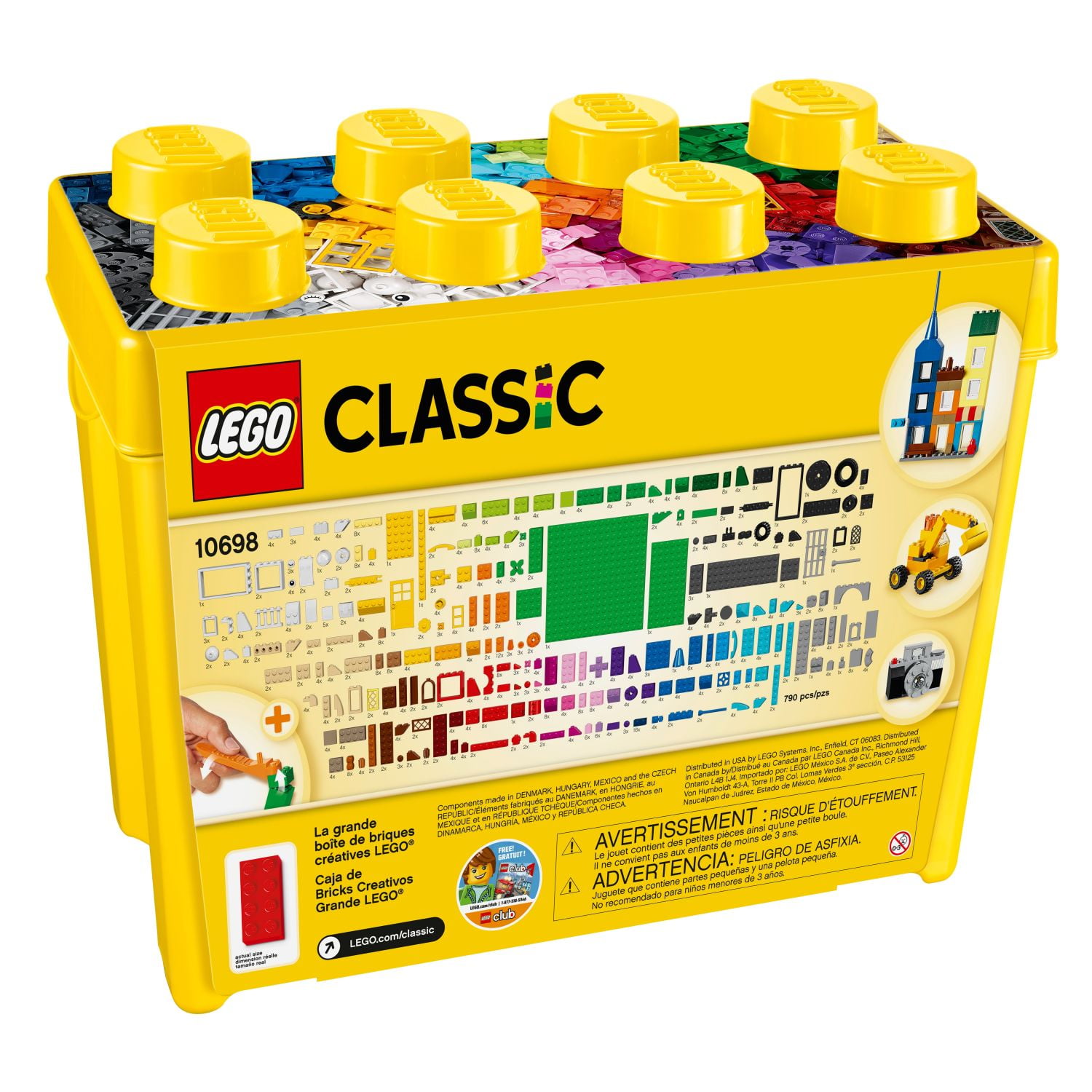 LEGO Classic Large Creative Brick Box 10698 Play and Be Inspired by ...
