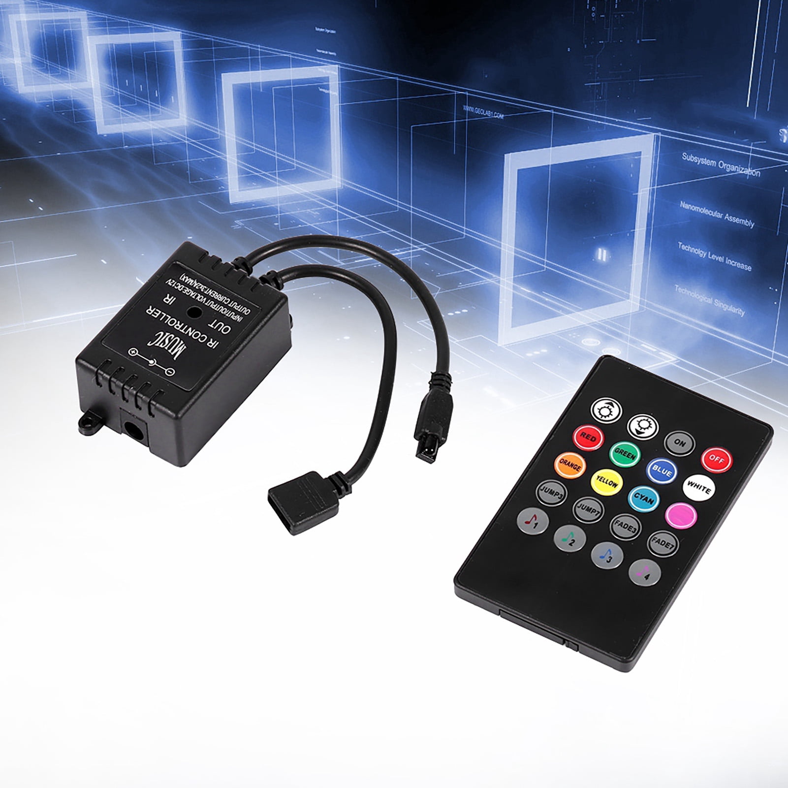 Led Controller Music Controller Led Music Controller 20Keys Ir Remote ...