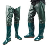 Deluxe Fishing Hip Waders Men Women Wading Pants Trousers with Boots ...