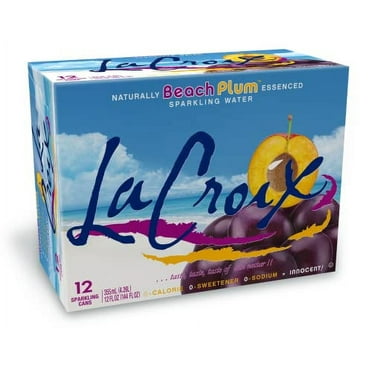2X-LaCroix Beach Plum Flavored Sparkling Water Cans - 12 fl oz - 8 pk - Walmart.com
