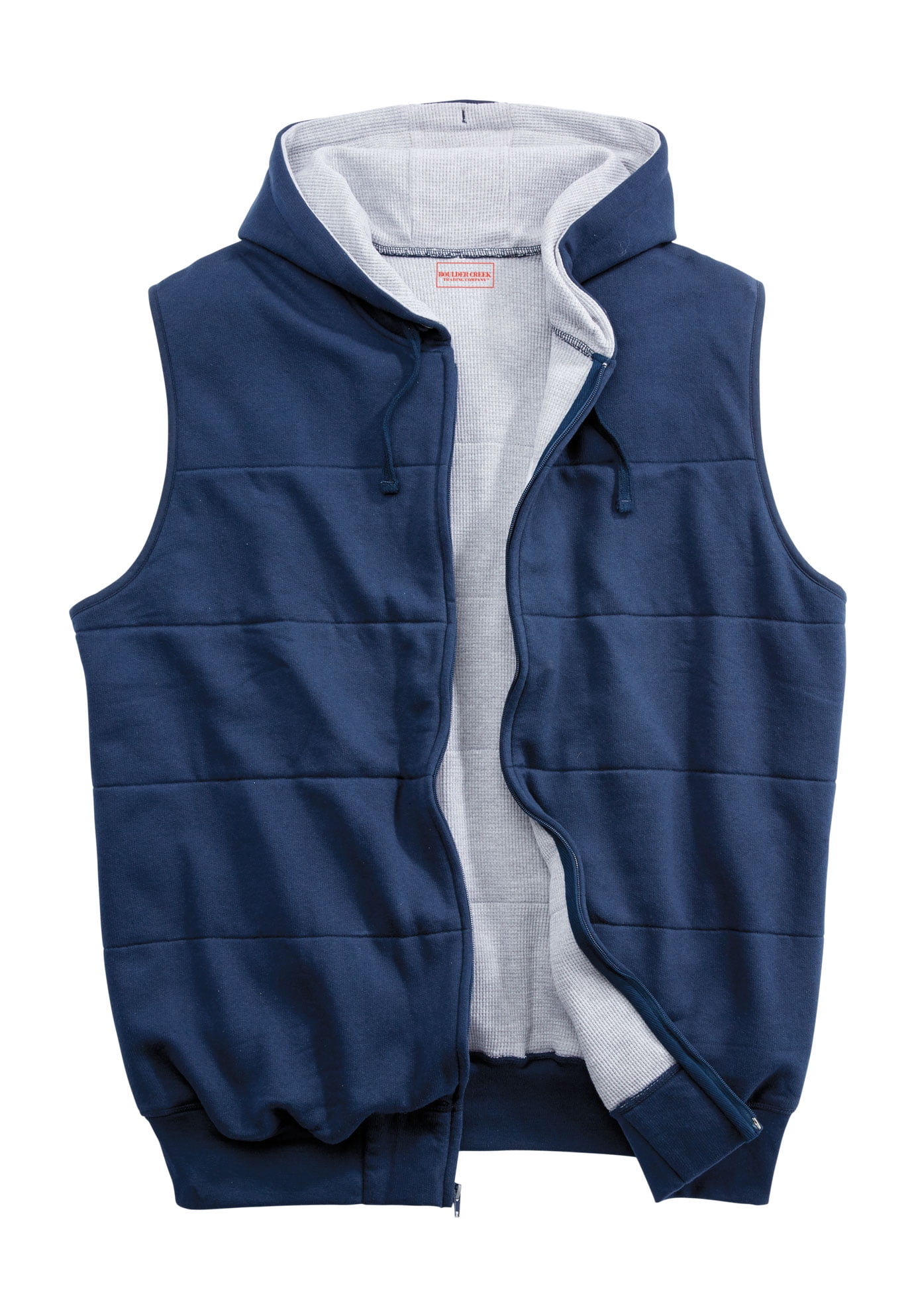 Boulder Creek Men's Big & Tall Thermal Lined Fleece Vest - Walmart.com