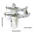Interactive 1/48 Plane Building Set Craft Toy For Family Bonding STEM ...