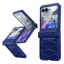 Vizvera for Motorola Razr 50/Razr 60 Case with Hinge Cover,Built-in ...