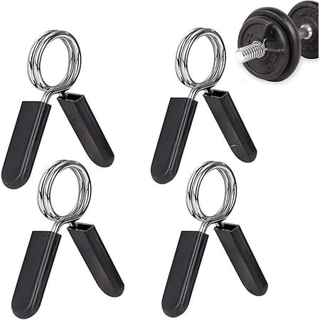 4 Pcs Spring Locking Dumbbell Clamp 25mm Dumbbell Lock, Dumbbell Clamp ...