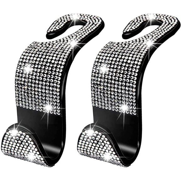 NIBOLOG Sweet Flower Car Mini Hooks - 2/3Pcs, Dashboard Backseat ...