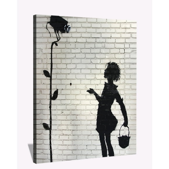 Banksy Throw Flower