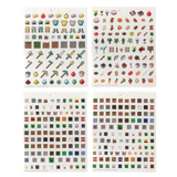 Minecraft Stickers for Kids 14 Sheet Sticker Book with Puffy Stickers ...