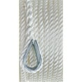 Seachoice Anchor Line Rope, 3-Strand Twisted, White, Nylon, 3/8 In. X ...