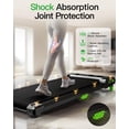 AKLUER Walking Pad Treadmill with Manual Incline, 2.5 HP Under Desk ...