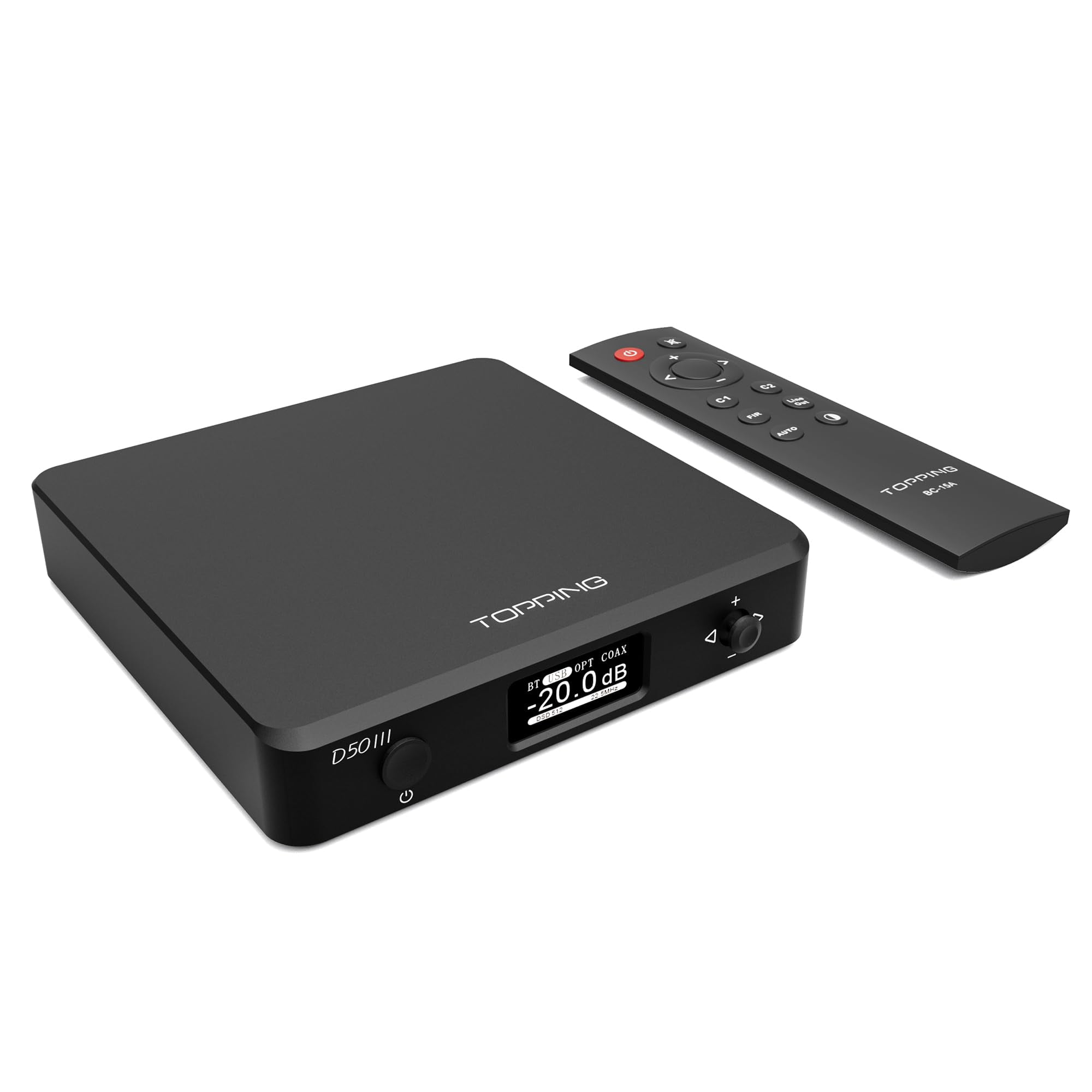 TOPPING D50 III Desktop HiFi DAC & Preamplifier, Dual ES9039Q2M ...