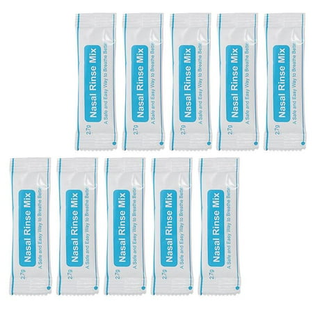 40 Packs Nasal Rinse Mix Instant Nasal Wash Pack Solid Salt Pack ...