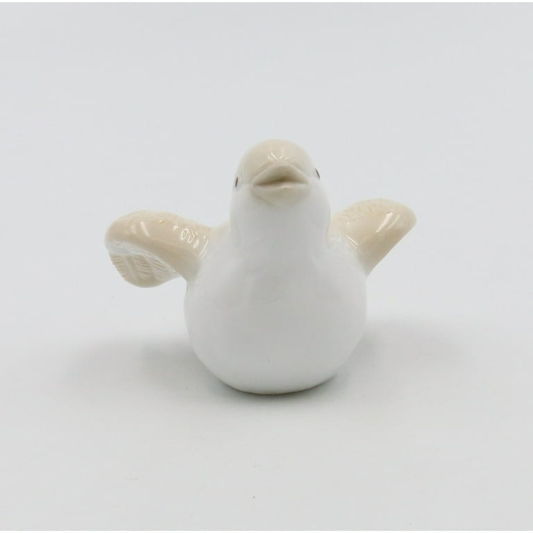 Vintage Figurine Bird Ceramic Figurine Brown Bird Bird Trio Of Vintage