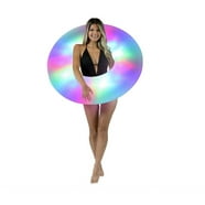 42'' Large Solar Powered Swan Pool Float with LED Lights and Quick ...