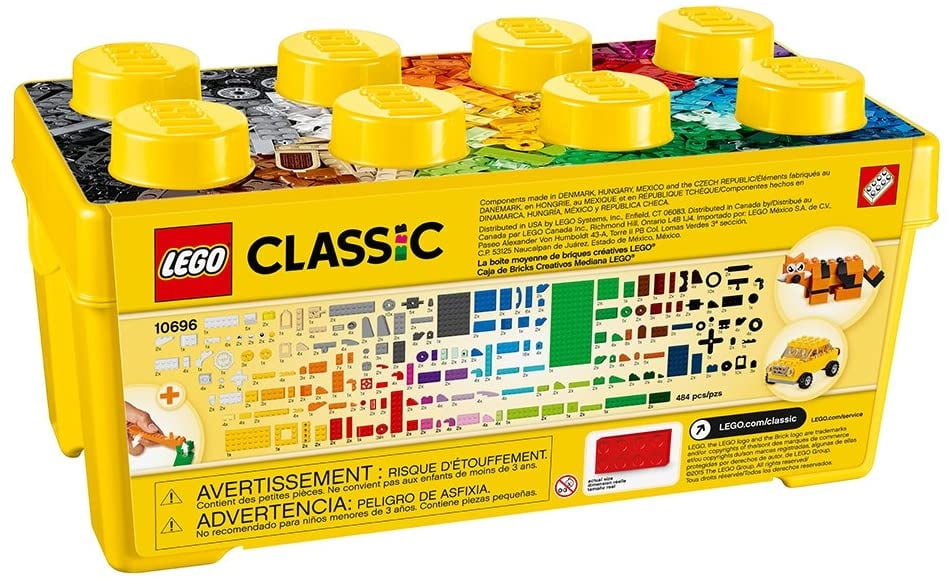 Kit de construcción LEGO Classic LEGO Caja de Ladrillos Creativos ...
