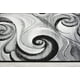 Handcraft Rugs-Swirls Abstract Design Modern Contemporary Hand Carved ...