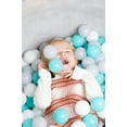 Nuby Grey Velvet Ball Pit with 200 Aqua, White, & Grey Balls - Walmart.com