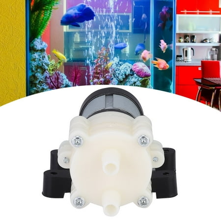 Aquarium Pump, With Two Silicone Sleeves 1.5-2L/Min Mini Water Pump For ...