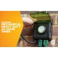 Woods Outdoor 24-Hour Heavy Duty Mechanical Plug-In Timer, 2 Grounded ...