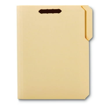Office Depot Manila Fastener Folders, 1 Fastener, 1/3 Tab Cut Assorted ...