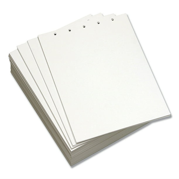 Lettermark Custom Cut-Sheet Copy Paper, 92 Bright, 5-Hole (5/16") Top ...