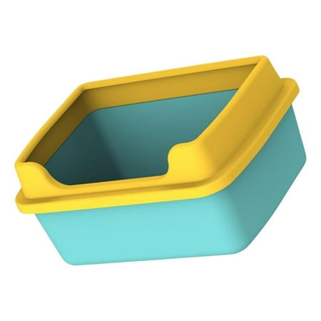 Unatoiry Large Open Air Litter Box for Indoor Cats Low Entry and Odor ...