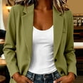 BiZtdJrK Women's Blazers & Suit Jackets Button Open Front Collared ...